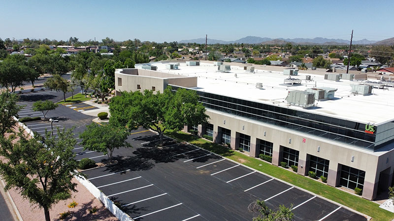 Asphalt Grading and Paving for Phoenix Office | Before & After